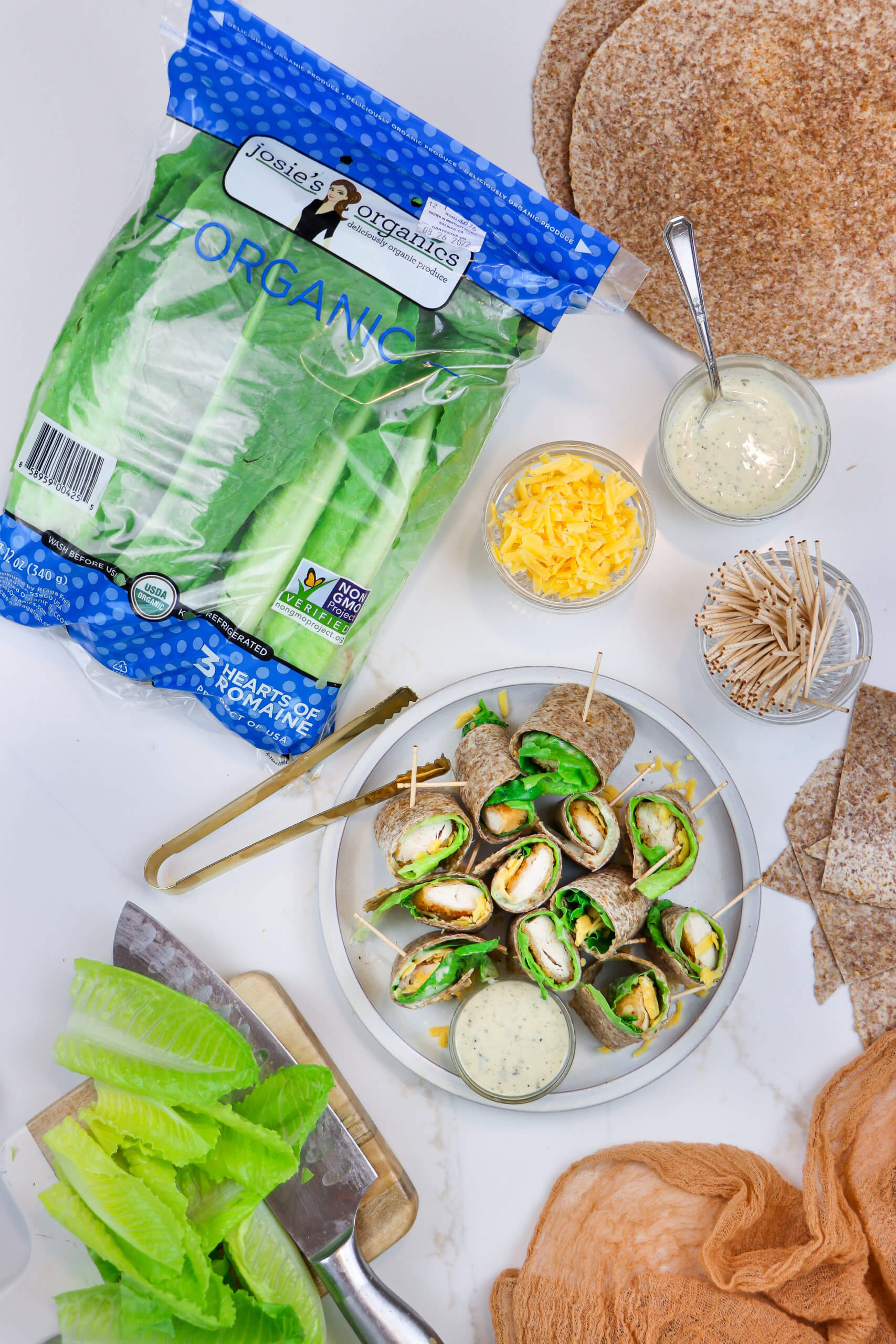 Mini Snack Wrap Appetizers - Josie's Organics