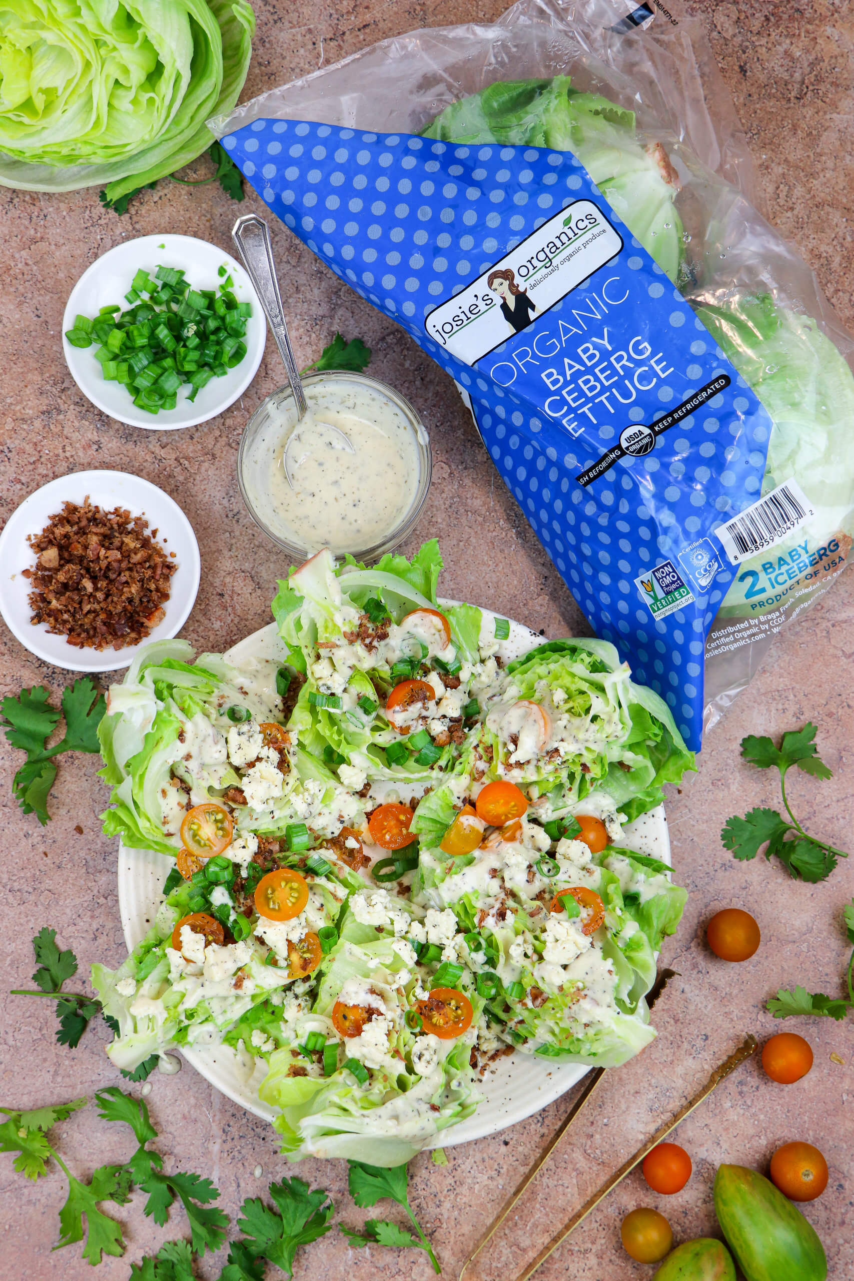 Mini Wedge Salad Appetizer - Josie's Organics